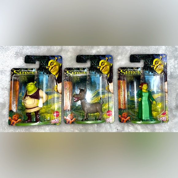 Dreamworks | Toys | Shrek Micro Collection Set Of 3 | Poshmark